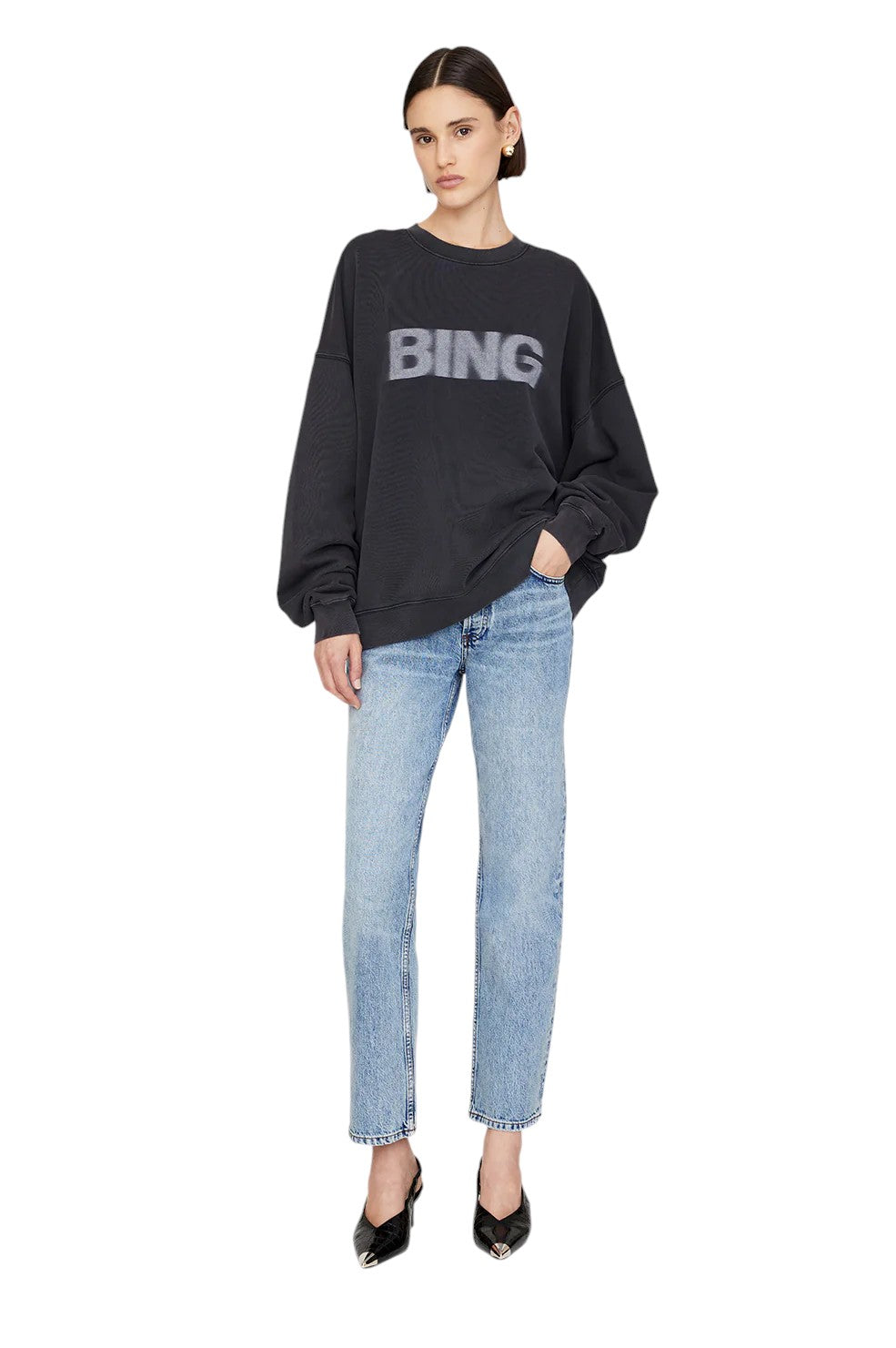 Miles Sweatshirt Blur - Black – Shop Yu Fashion